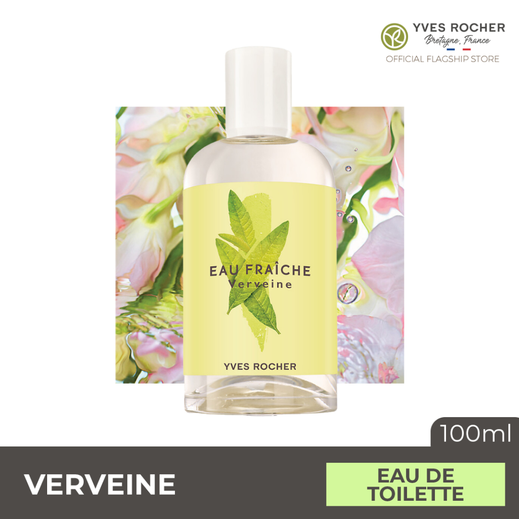 Yves Rocher Verbena Perfume Eau de Toilette EDT - 100ml Fresh Musky ...