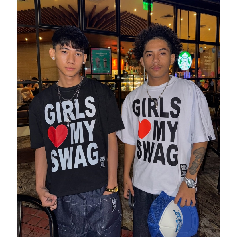 “GIRLS LOVE MY SWAG” TEES Hassuru t-shirt | Shopee Philippines