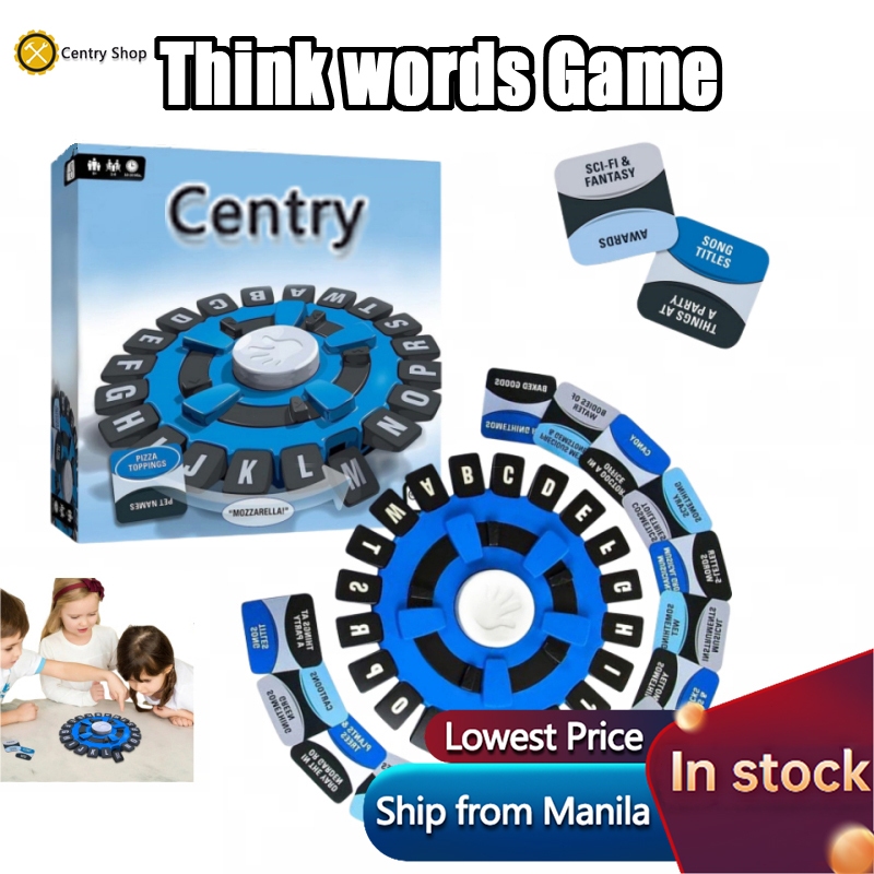 Word Game Fast-Paced Family Board Game 2 - 8 Players Ages 8 and up ...