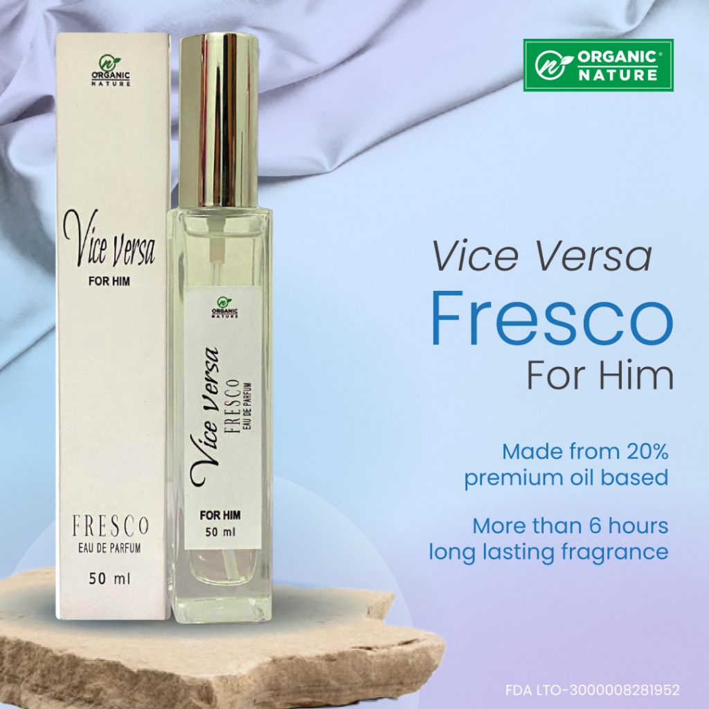ORGANIC NATURE VICE VERSA EAU DE PARFUM FRESCO SCENT FOR HIM | Shopee ...