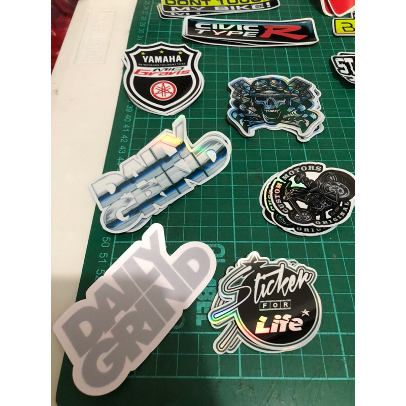 Waterproof Ready-Made Stickers Assorted and Free Size | Shopee Philippines