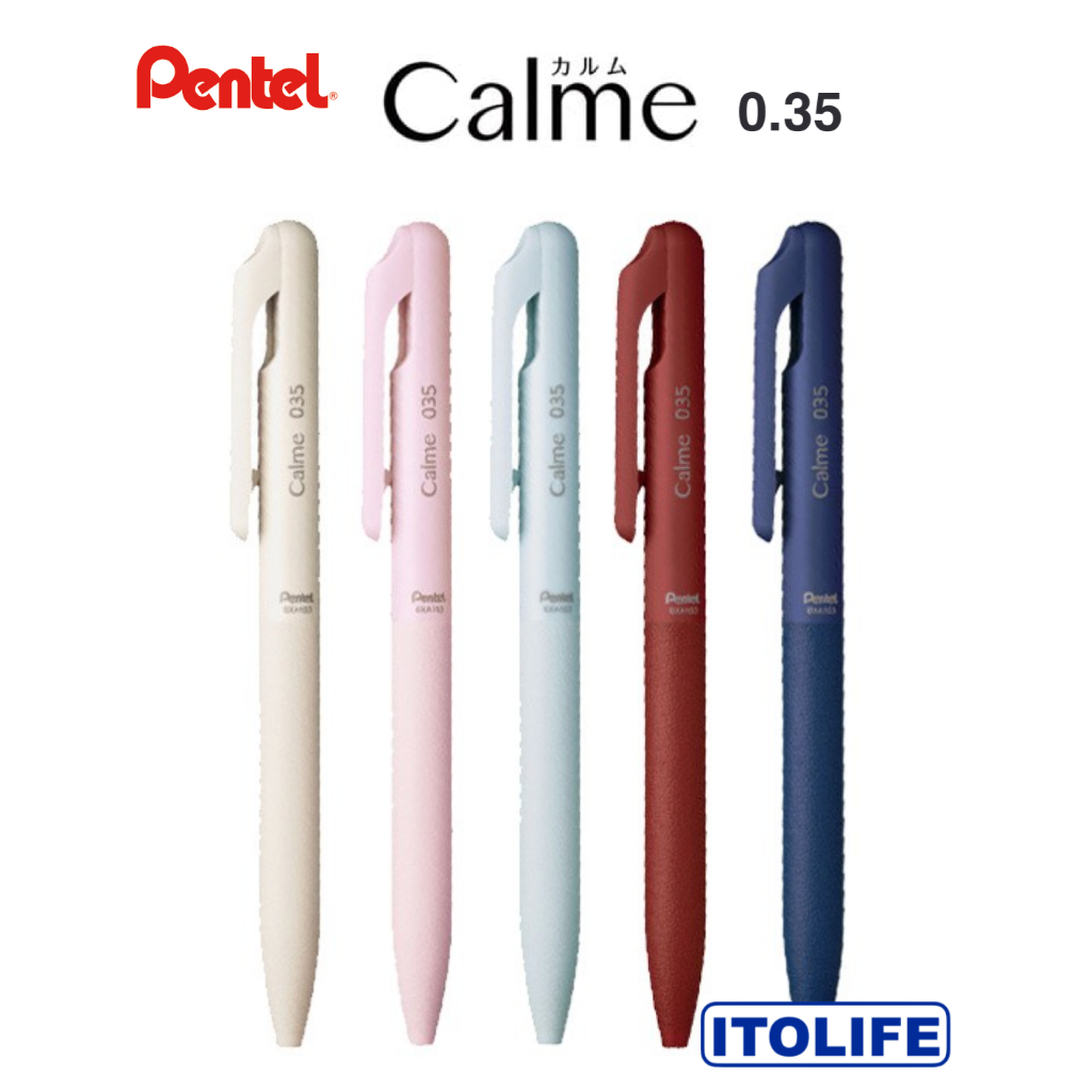 Pentel Calme Ballpoint Pen 0.35mm- 1pc | Shopee Philippines
