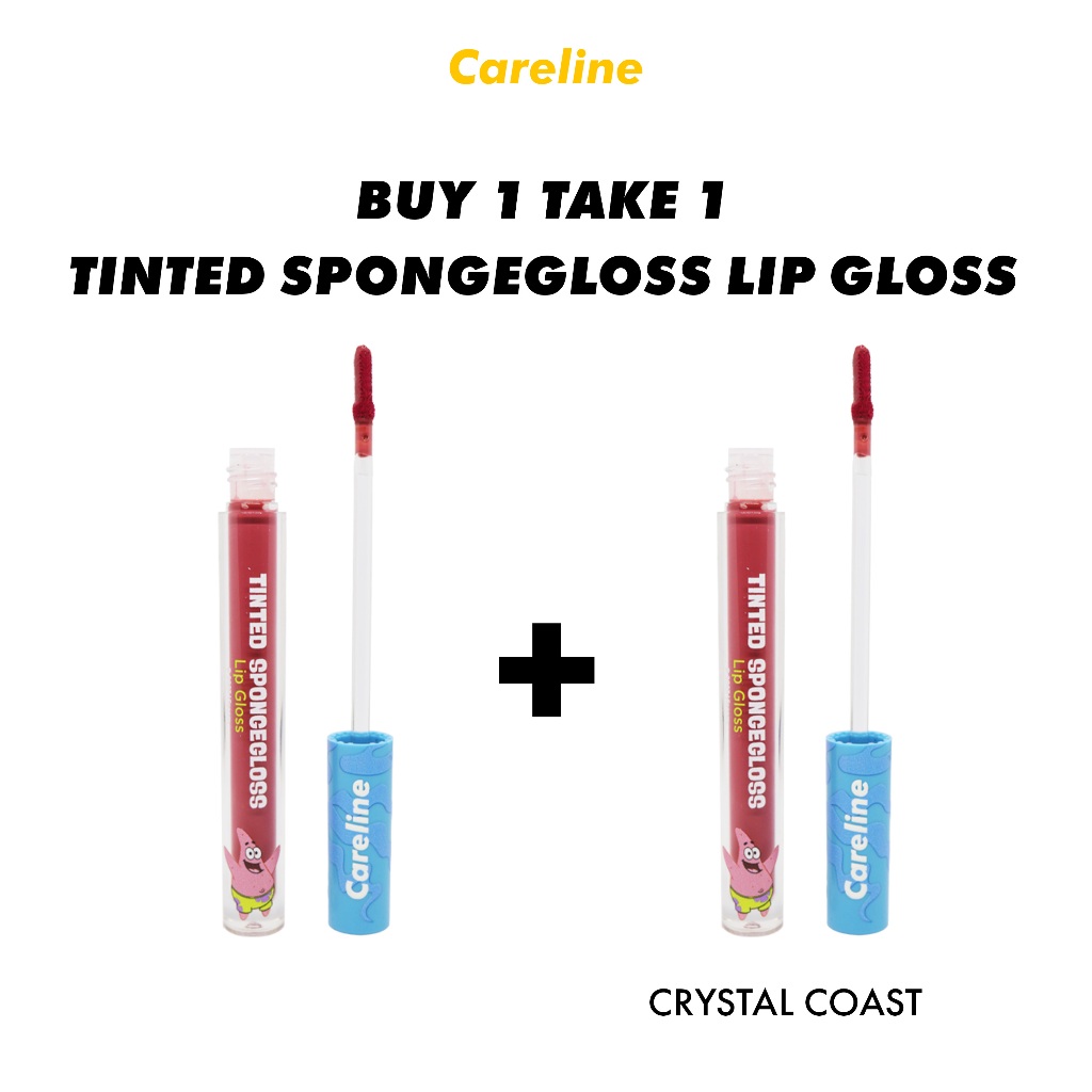 B1T1 CARELINE TINTED SPONGEGLOSS LIP GLOSS | Shopee Philippines
