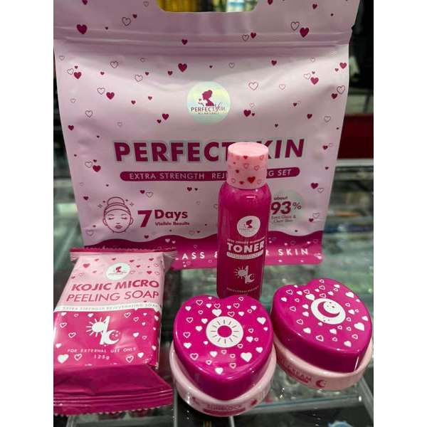 Per Piece Perfect Skin Rejuvenating Set New (Toner, Cream, Soap ...