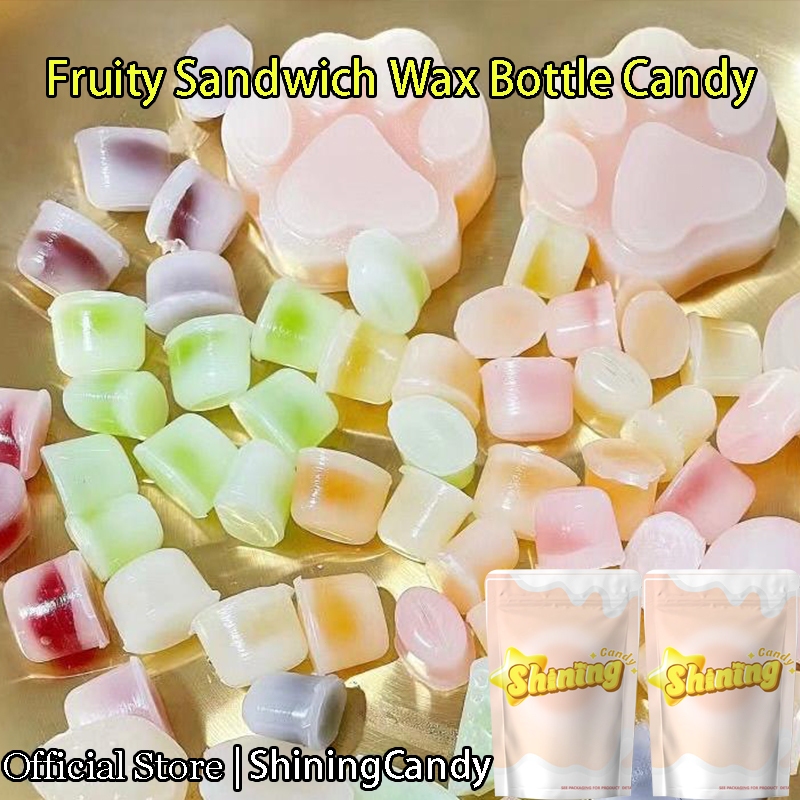 Fruity Sweet Wax Bottle Candy Milk Flavor No Added Beeswax Sandwich Jam ...
