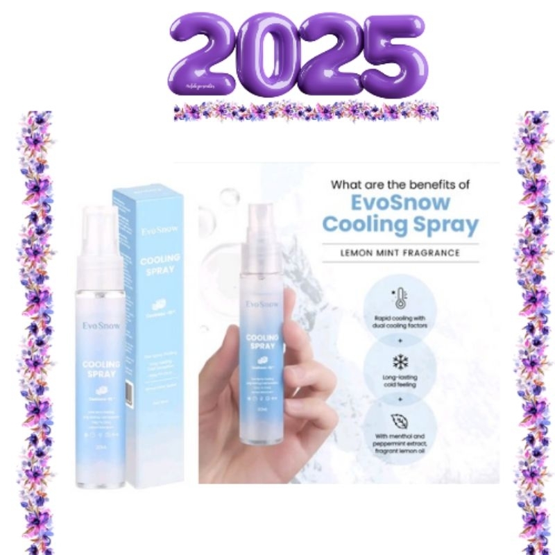 Cooling Spray from Evo Cold Sensation Long Lasting Deodorizes Odor ...