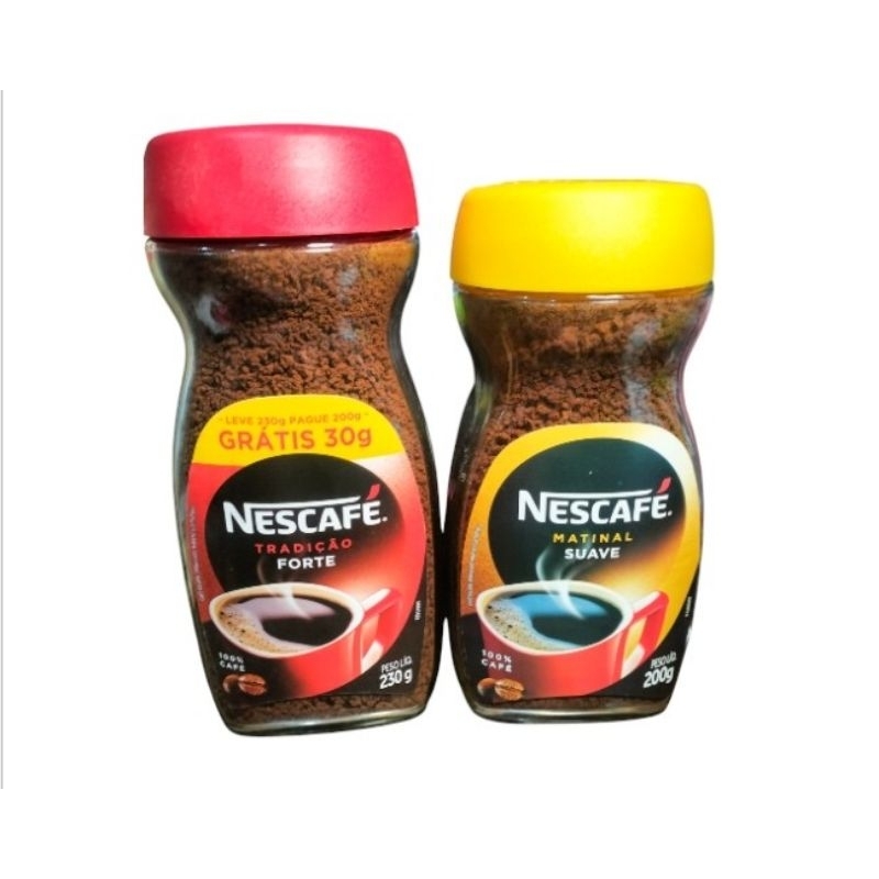 Nescafe Tradicao Forte 230g/ Nescafe Matinal Suave 200g | Shopee ...