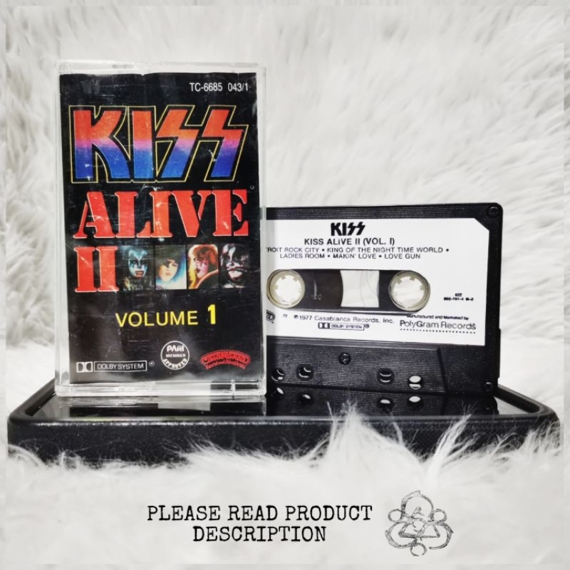 KISS ALIVE 2 VOLUME 1 ALBUM CASSETTE TAPE | Shopee Philippines