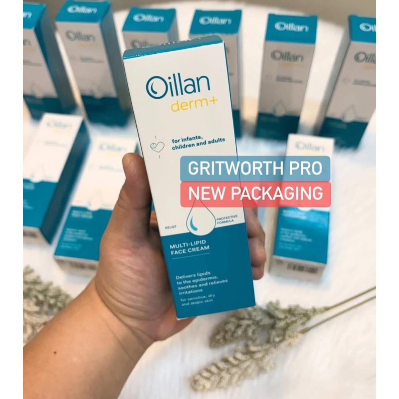 OILLAN Derm+ Multi-Lipid Face Cream (New Packaging as of Jan 2025) for ...