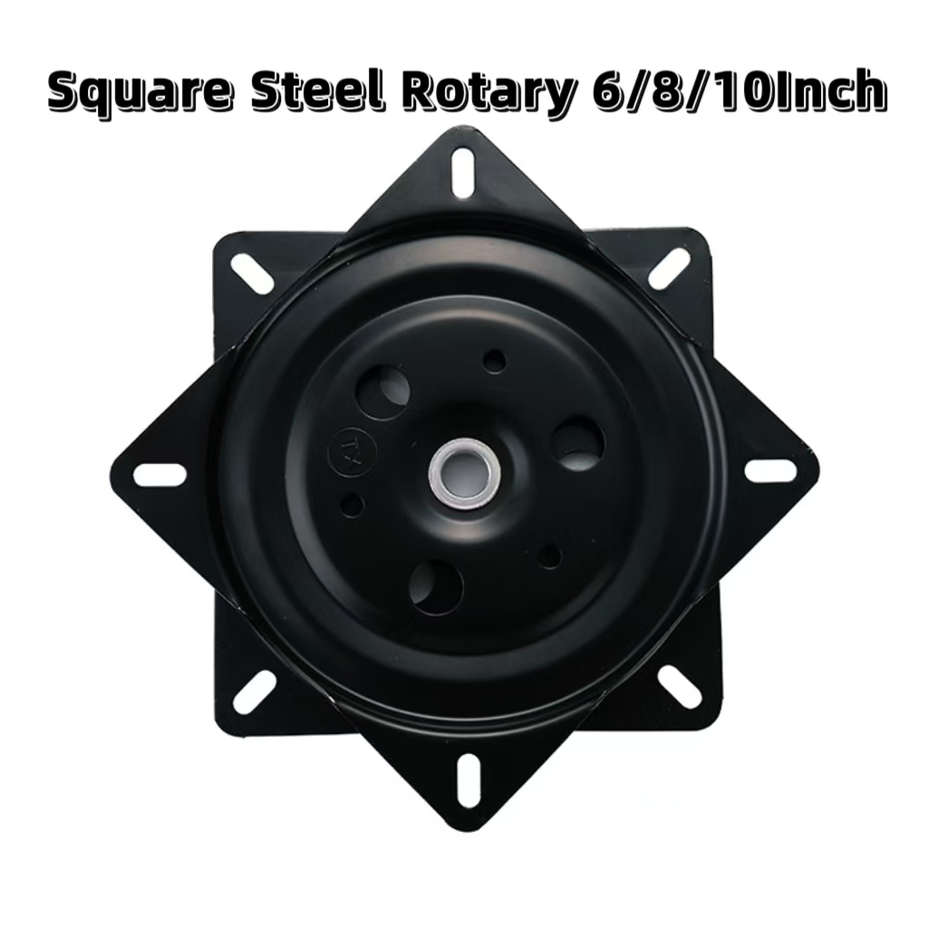 6/8/10 Inch Lazy Susan Square Steel Rotating Swivel 360° Turntable Seat ...