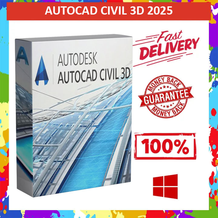 AutoCAD Civil 3D Add-on 2025 Software Installer - Lifetime Activated ...