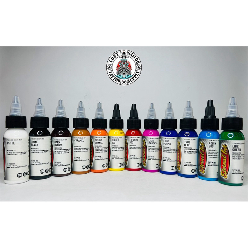 Original Eternal Tattoo Inks 12 Color Sample Set | Shopee Philippines