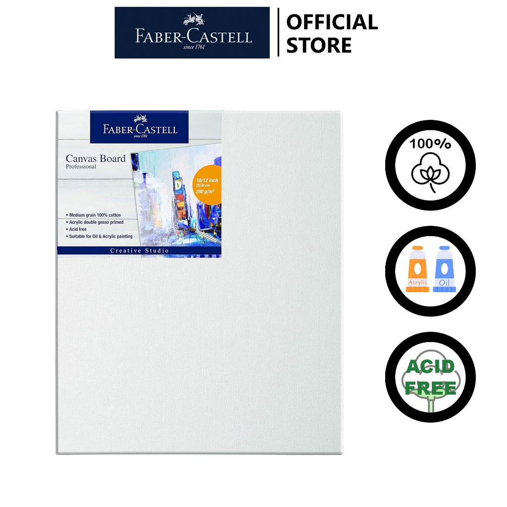Faber-Castell Creative Studio Art Canvas Board | Shopee Philippines