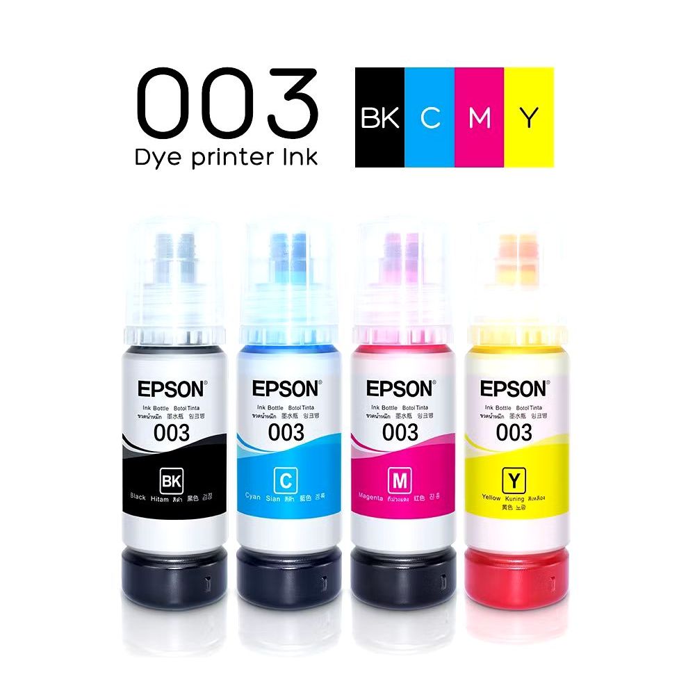 100% Original Epson 003 Ink Genuine Refill Ink L3210/L1110/L3110/L3120 ...