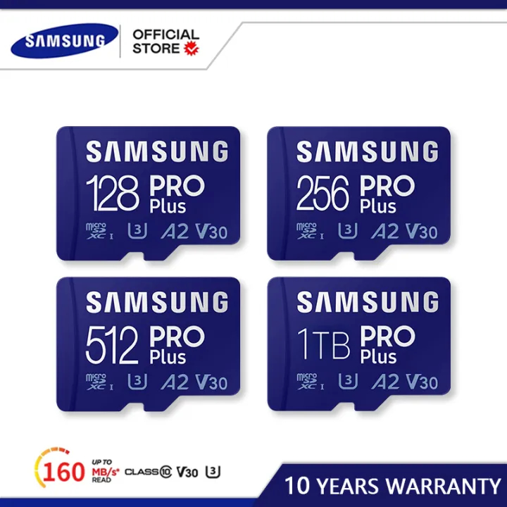 Samsung Pro Plus Memory Card MicroSDXC Micro SD Card ~ 128GB 256GB ...