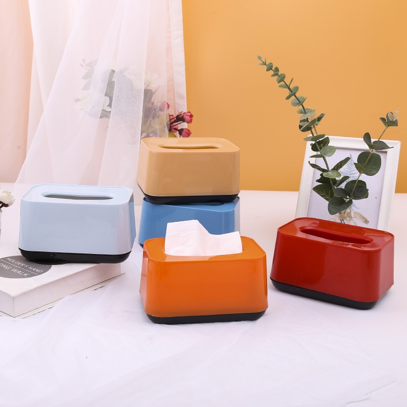 Square Plastic Tissue Box Tissue Dispenser Kitchen Restaurant Table ...