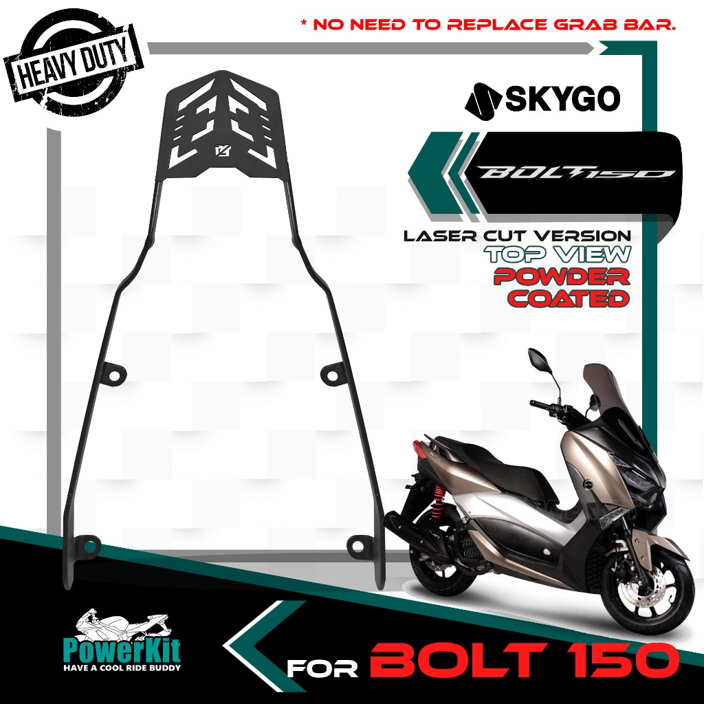 SKYGO BOLT150 TOPBOX BRACKET (Stay Grab) Laser Cut / BOLT150 Bracket ...