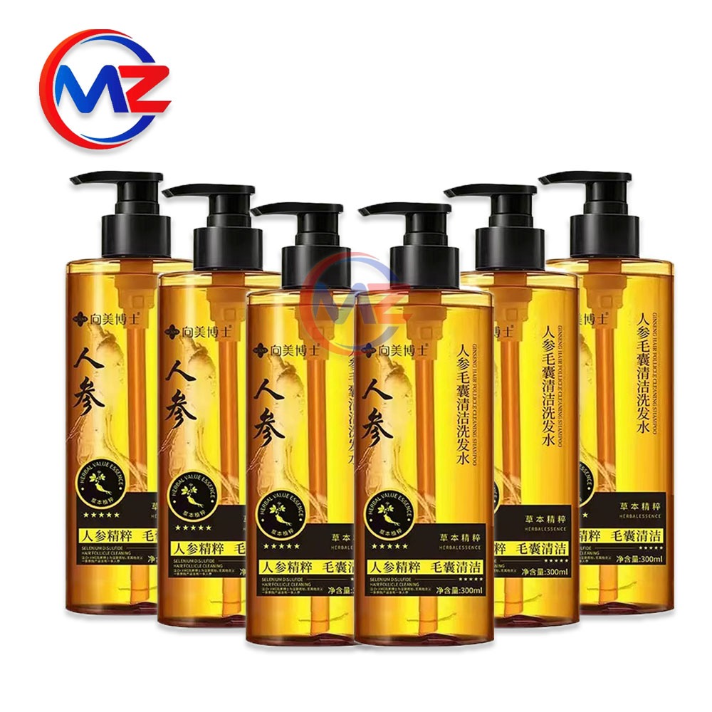 ( SET OF 6 ) 300ml Original Ginseng Shampoo Fast Regrowth Hair Thick Anti-Hair Loss Anti ...
