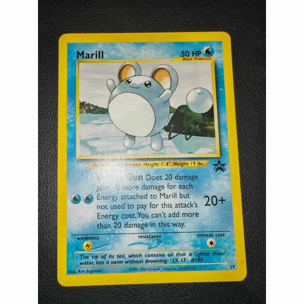 Marill - 29 - Promo Pokemon Wizards Black Star Promos Pokemon Trading ...