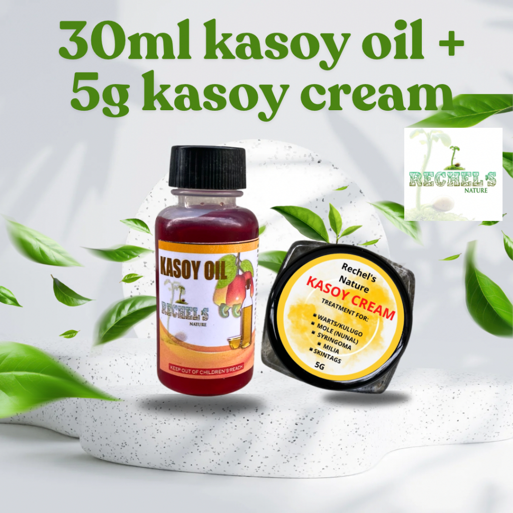 Natural Organic Kasoy Oil 30ml with Kasoy Cream 5g pang tanggal ng ...