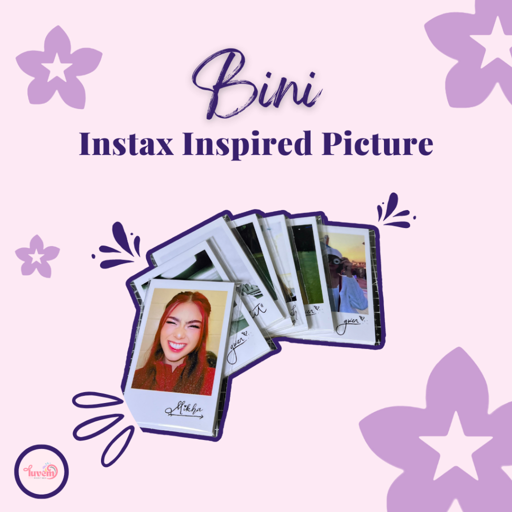 BINI | INSTAX INSPIRED PICTURE | Luvem Printing | Shopee Philippines