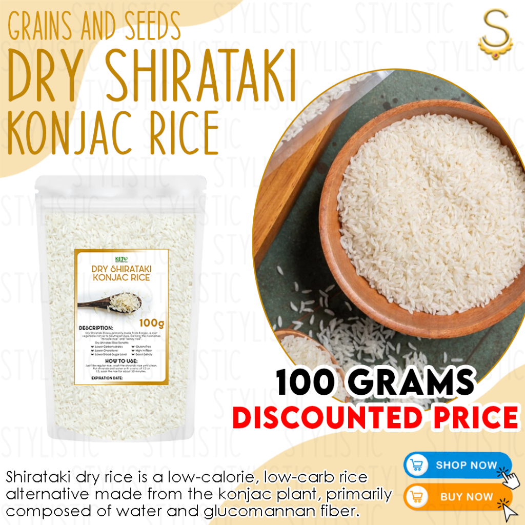 Dry Shirataki Rice 100g | Shopee Philippines
