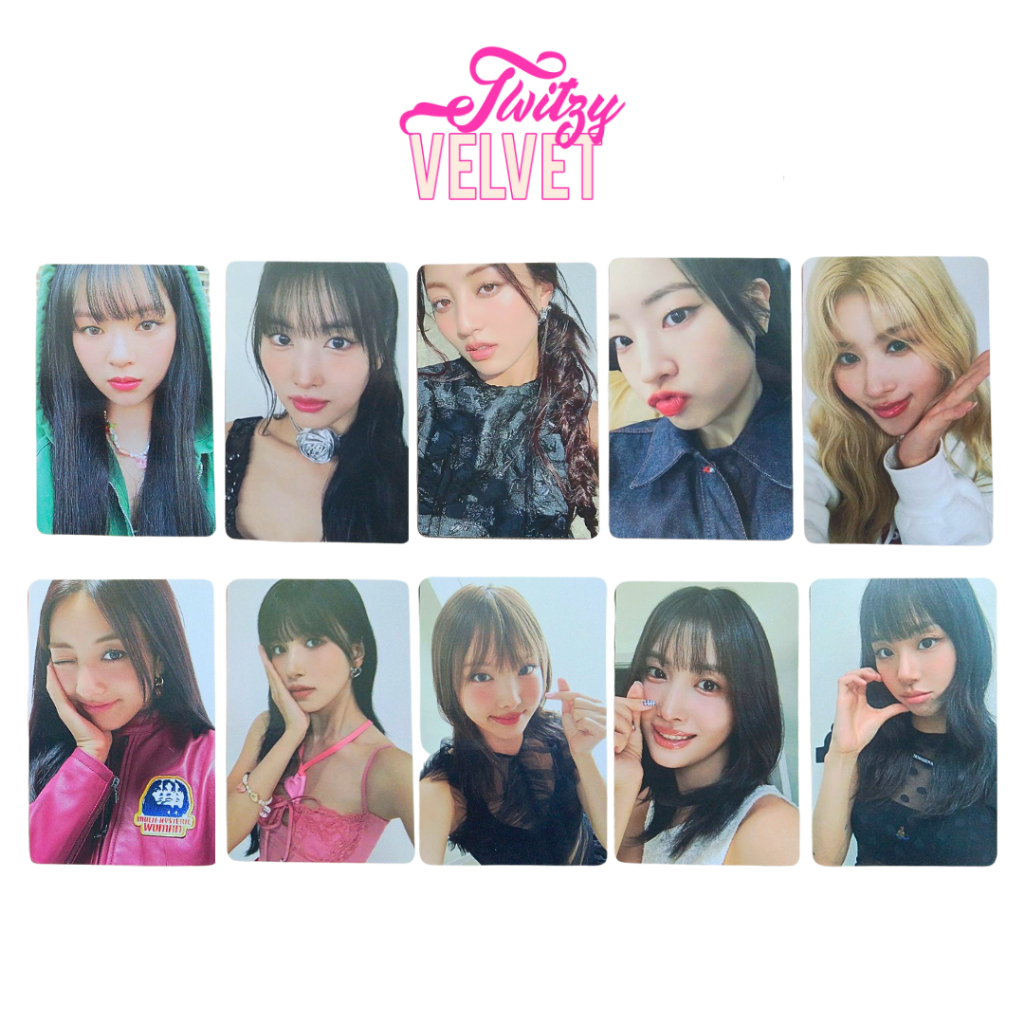 OFFICIAL Twice Strategy Nemo Special Photocard Nayeon Jeongyeon Momo Sana Jihyo Dahyun Chaeyoung ...
