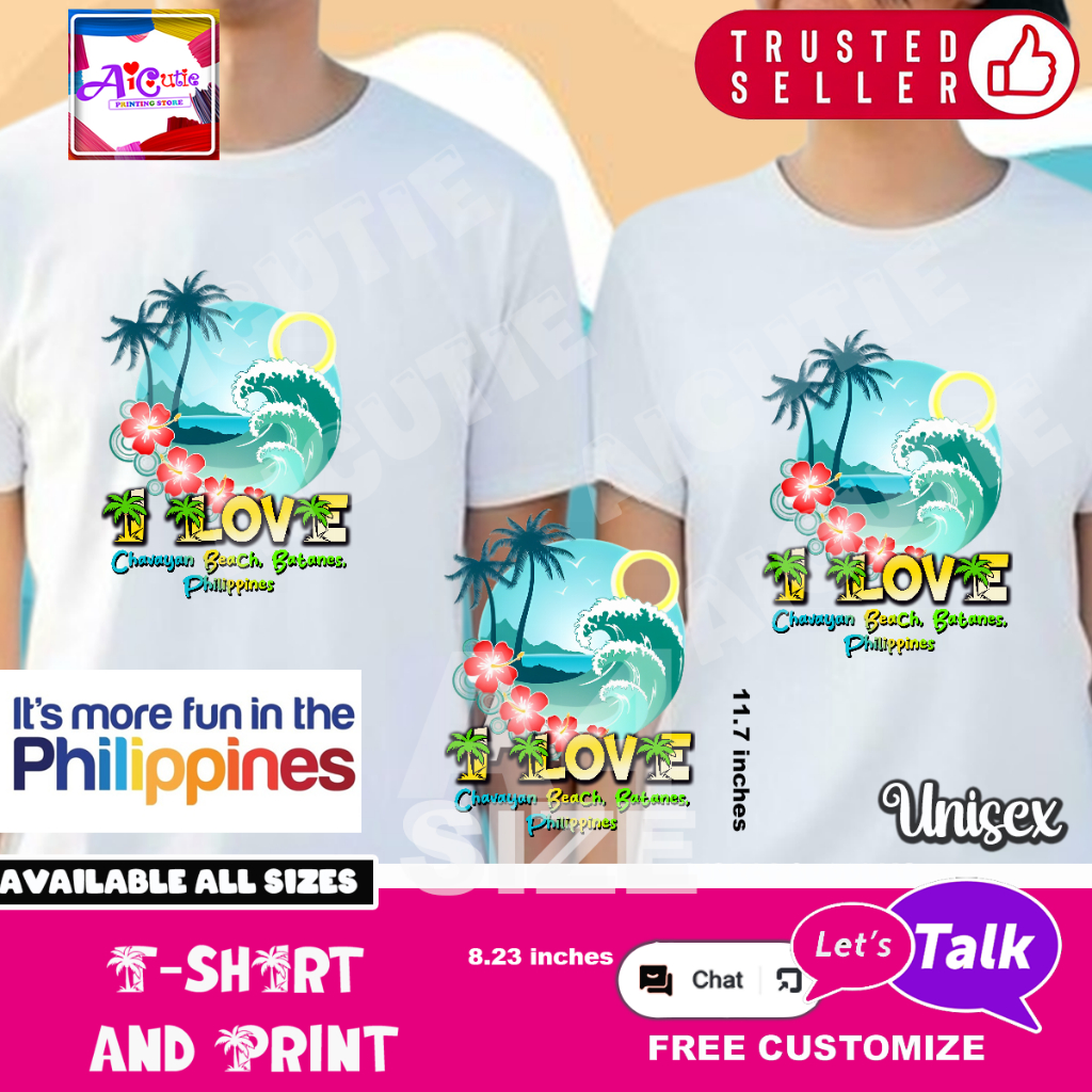 I LOVE Chavayan Beach, Batanes, Philippines T-SHIRT DESIGN BEST FOR ...