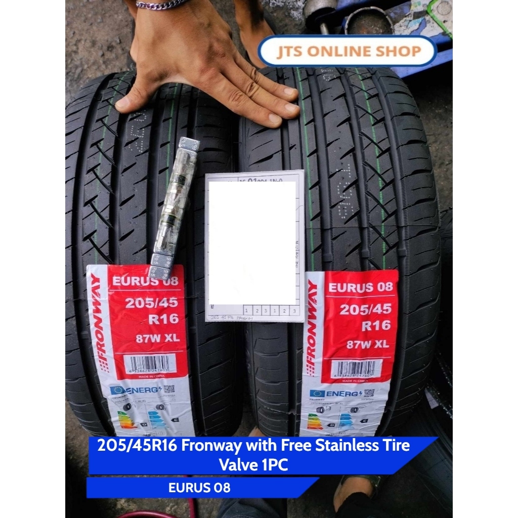 205/45R16 Fronway w/ Free Stainless Tire Valve 1PC (PRE-ORDER) | Shopee Philippines