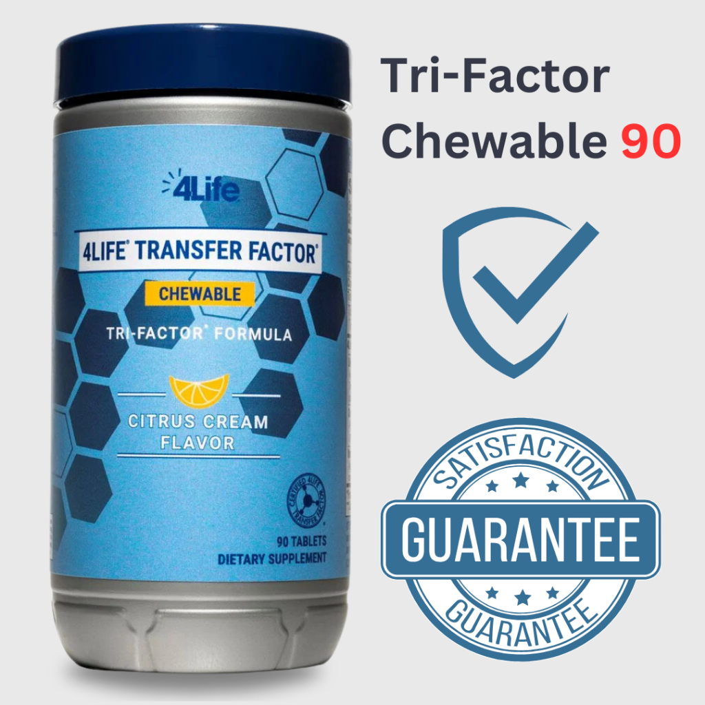 Chewable Tri-Factor Formula 4Life Transfer Factor – Citrus Cream Flavor ...