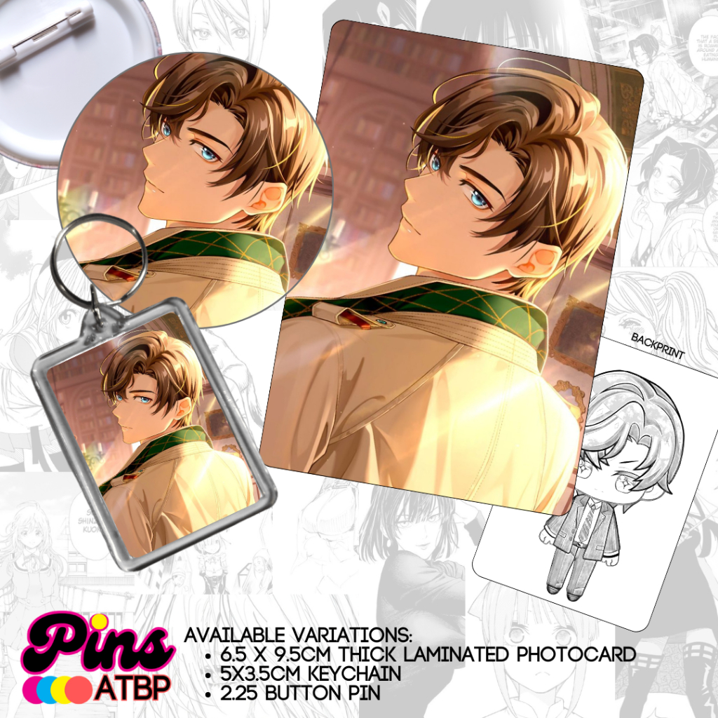 Artem Wing Tears of Themis Collectible Photocard Button Pin Keychain ...