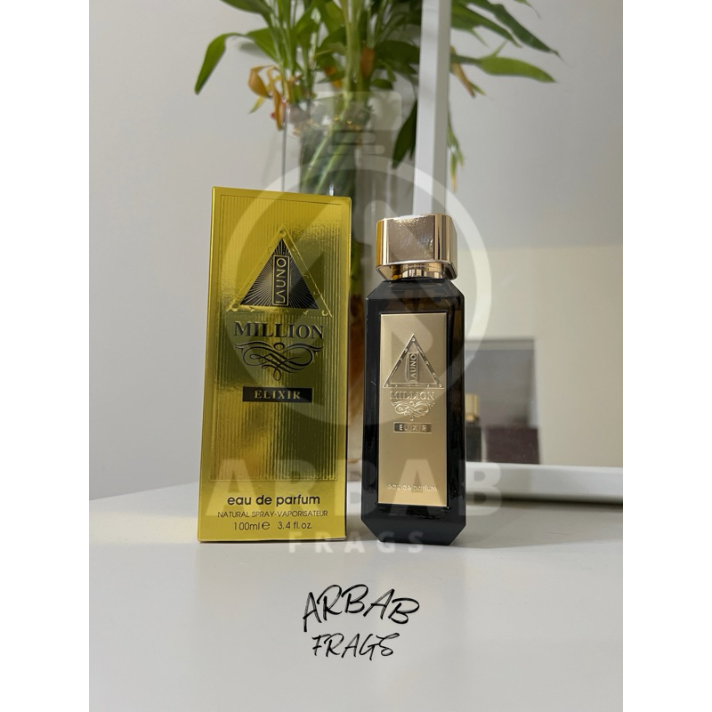 La Uno Million Elixir By Fragrance World ( PR 1M Elix1r ) | Shopee ...