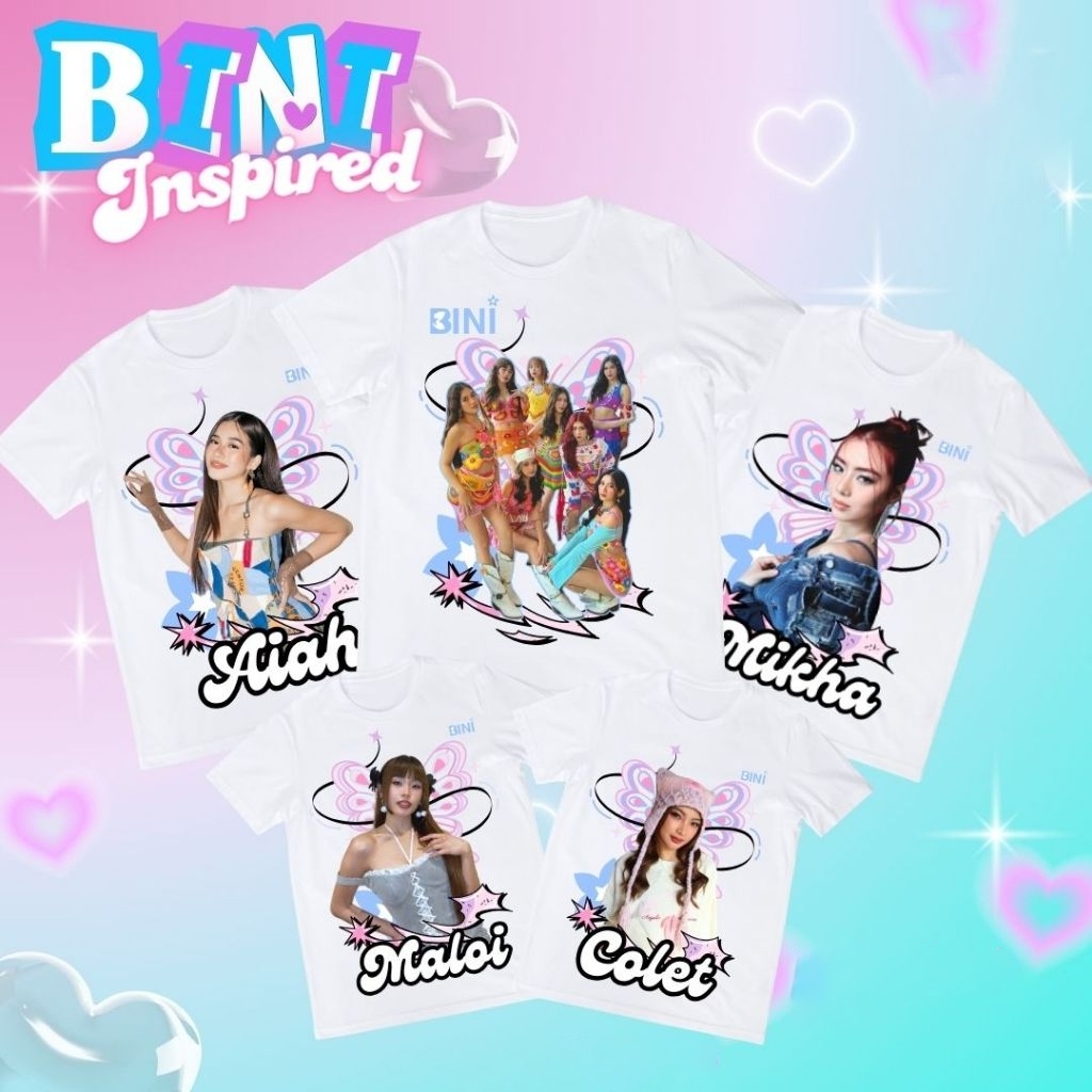 Bini Jersey Version 3/Inspired Cotton Kids Shirt -- MIKHA MALOI SHEENA ...