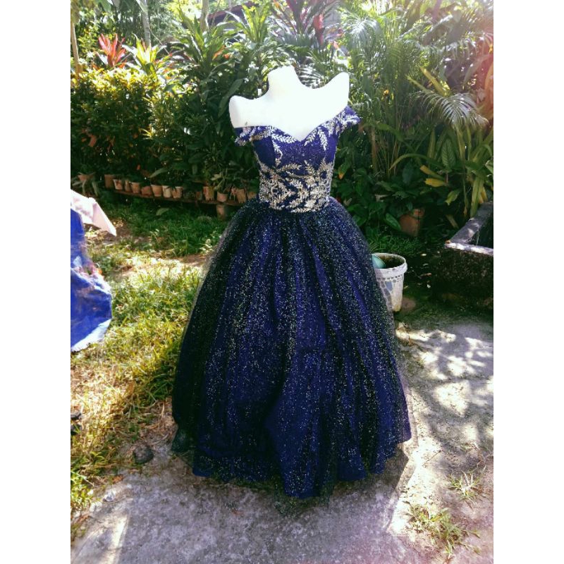 JS Prom night Gown / Debut Gown, FREE!! Peticoat | Shopee Philippines