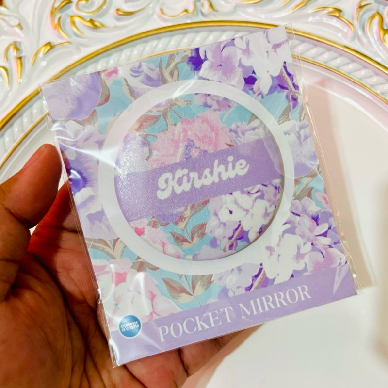 Personalized Pocket Mirror Badge for Gift pr Souvenir | Shopee Philippines