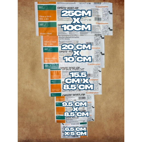 OPSITE POST-OP PC SMITH & NEPHEW DIFFERENT SIZES | Shopee Philippines