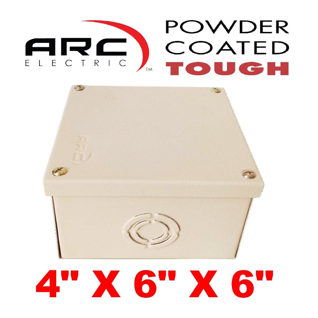 PULL BOX ELECTRICAL #18 MAKAPAL HEAVY DUTY 4" X 6 X 6" ARC BRAND ...