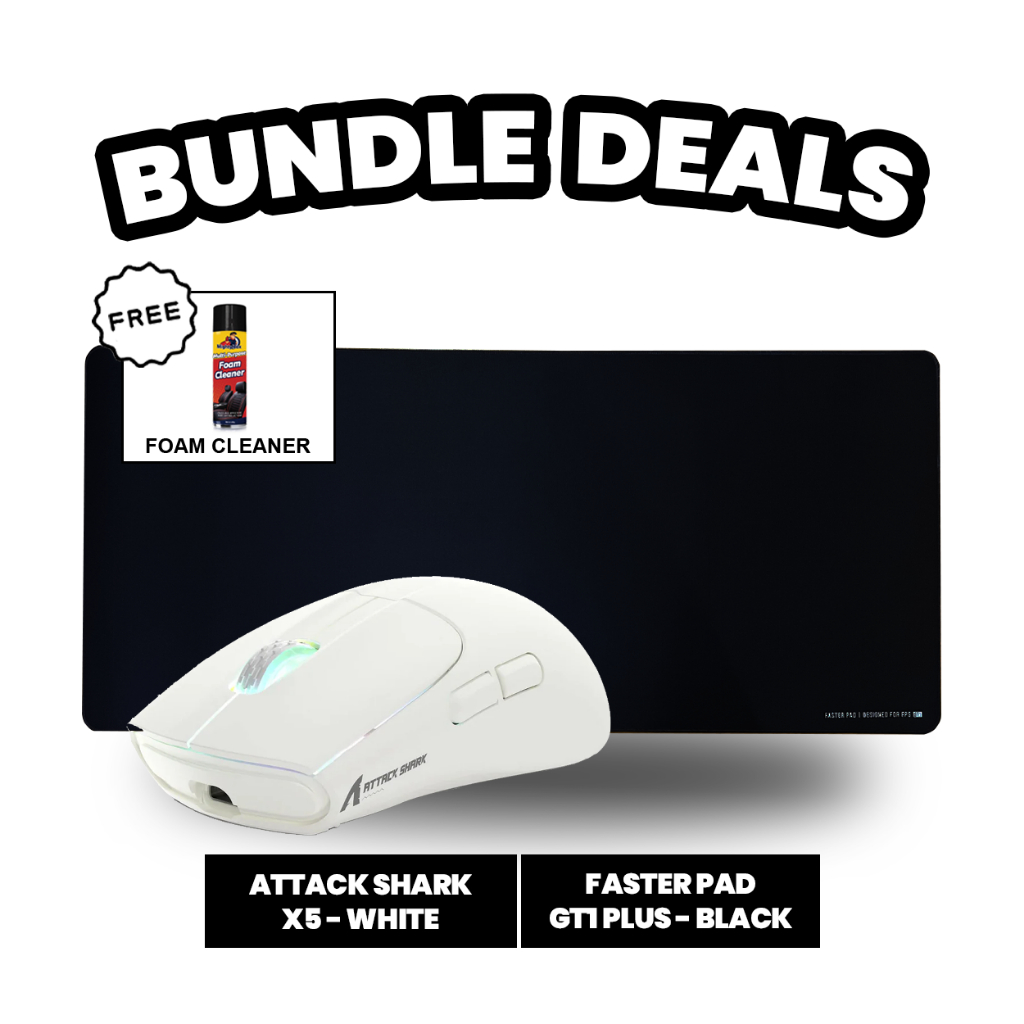 Attack Shark X5 Wireless Gaming Mouse Tri-Mode 2.4G USB-C Wired ...