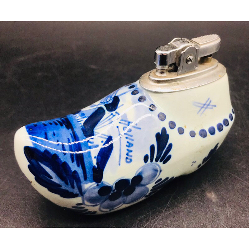 Vintage Delf Shoe hand painted lighter | Shopee Philippines
