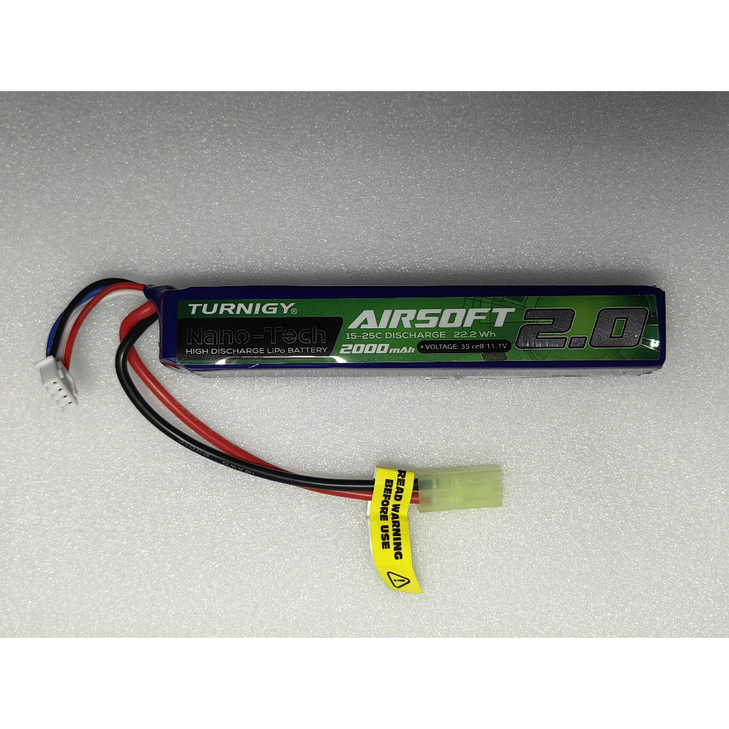 Turnigy Nano-Tech 2000mah 3S 11.1v 15~25C Lipo pack (tootsie ...
