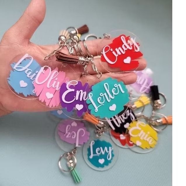 Personalized Acrylic Name Keychain | Shopee Philippines