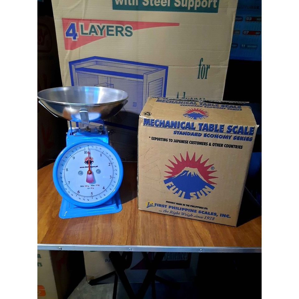 Original Fuji Scale 10kg or 20kg flat pan or bowl, hanging also ...