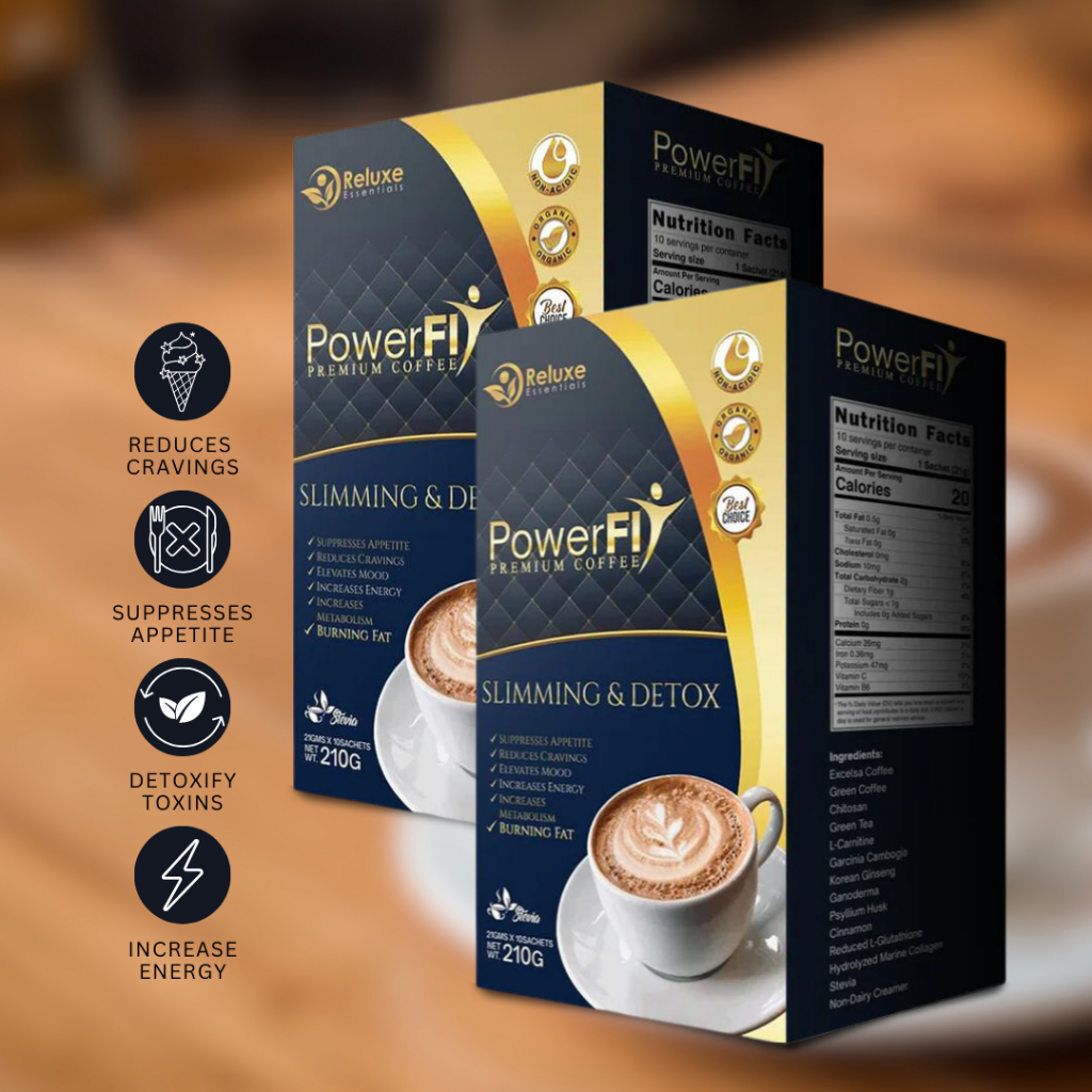 2 BOXES Power Fit Premium Coffee (Slimming & Detox) | Shopee Philippines