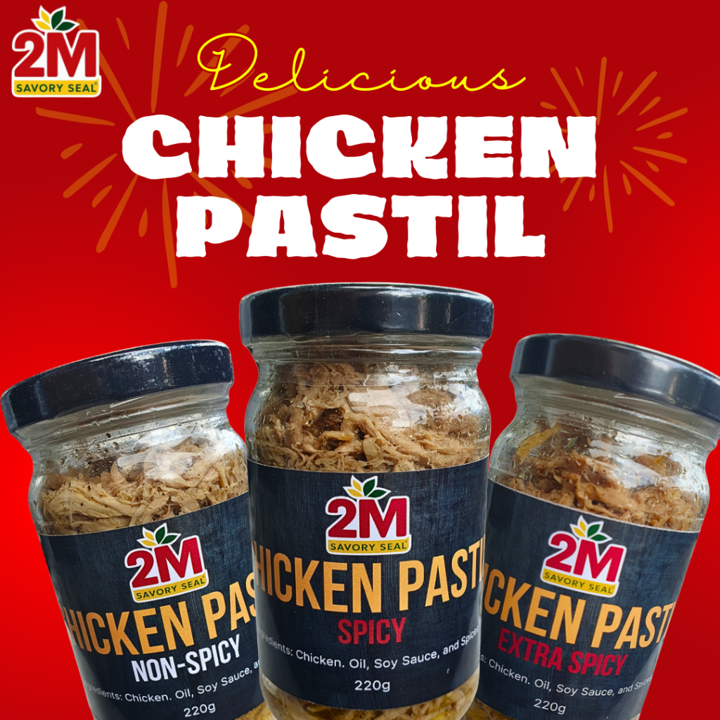 Chicken Pastil non-spicy, spicy & extra spicy (120g/220g) | Shopee Philippines