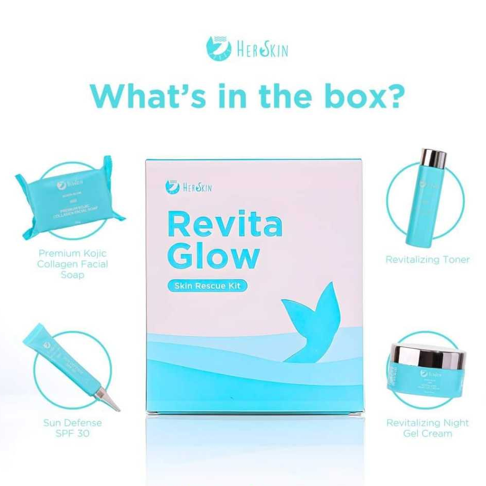 Herskin Revita Glow Kit - Rejuvenating Facial Set | Shopee Philippines