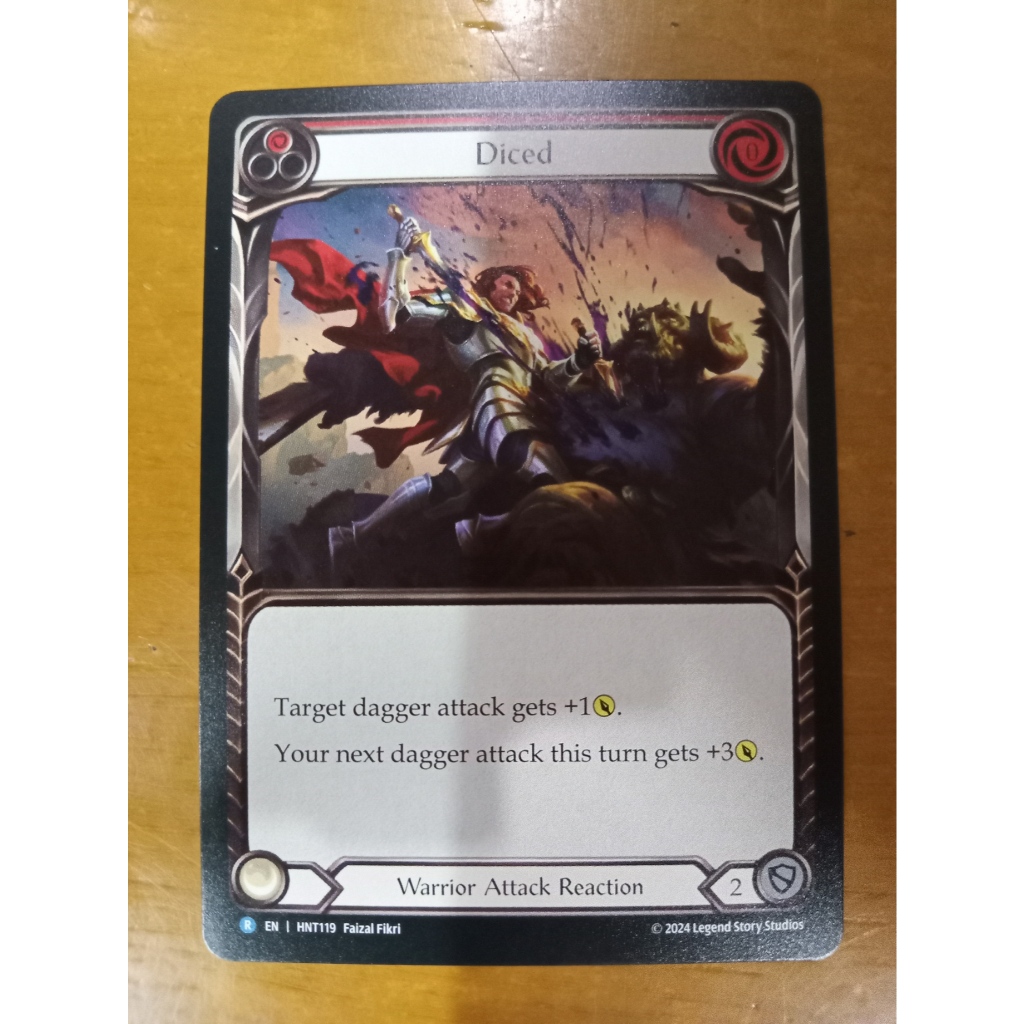FAB Diced Rare HNT The Hunted Flesh and Blood TCG English | Shopee ...