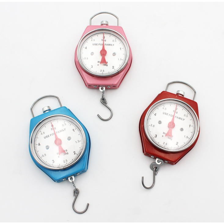 10KG METAL WEIGHING SCALE HANGING SCALE POCKET TIMBANGAN KILUHAN ...