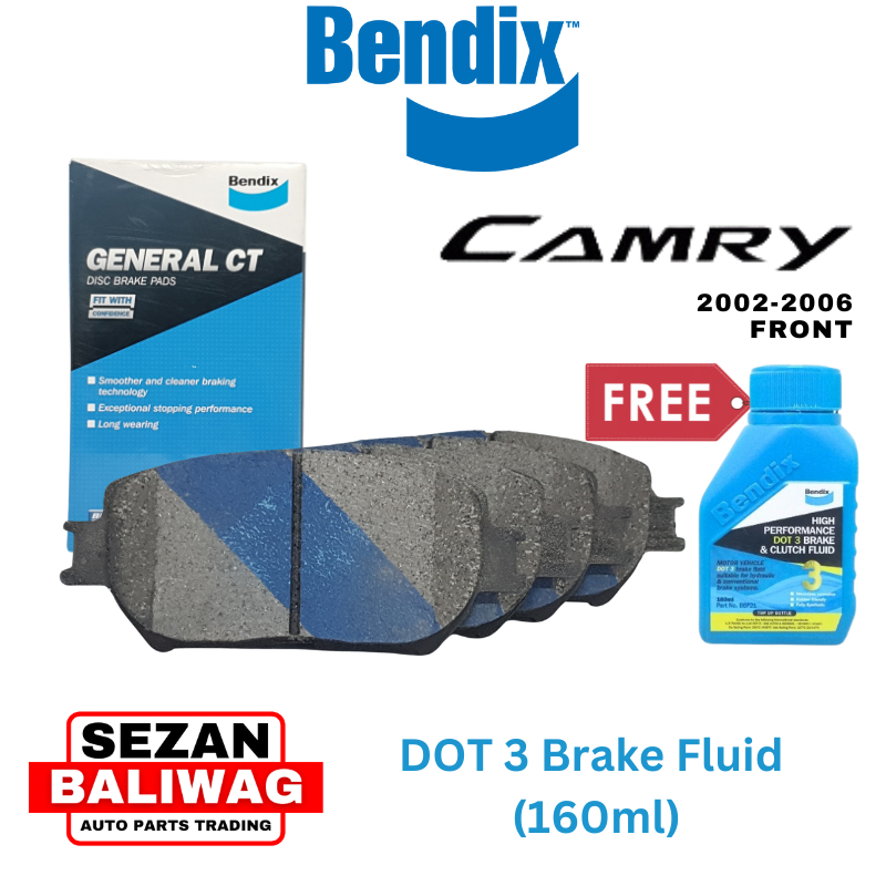BENDIX FRONT BRAKE PAD TOYOTA CAMRY 2002-2006 DB1462 | Shopee Philippines