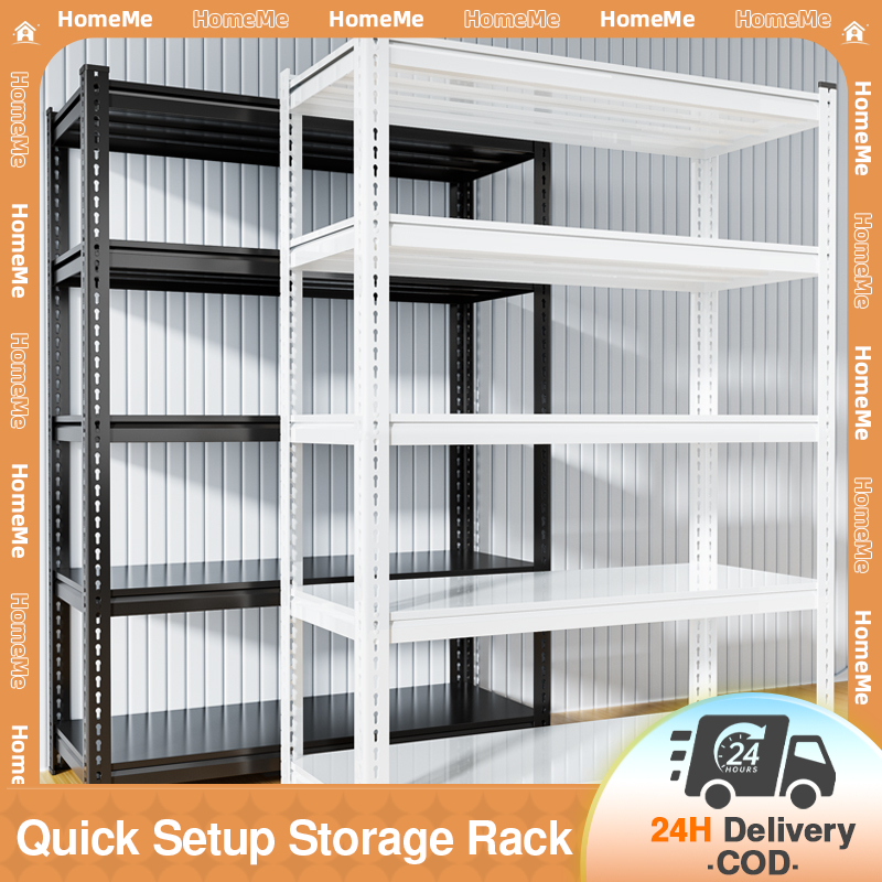 Heavy Boltless Duty Metal Rack – 5-Layer Adjustable Tiers Storage Shelf ...