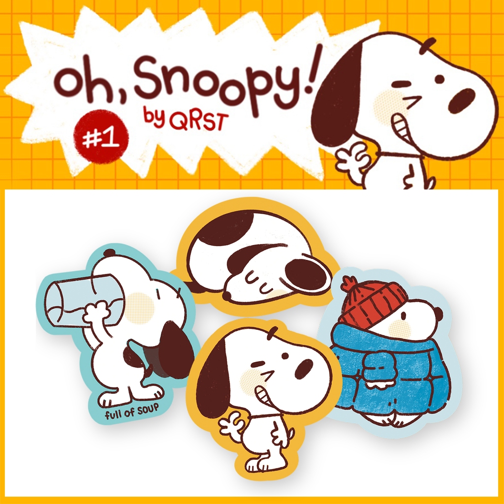Snoopy Waterproof Stickers Set #1 • Cute Fan Art for Laptop Tumbler ...
